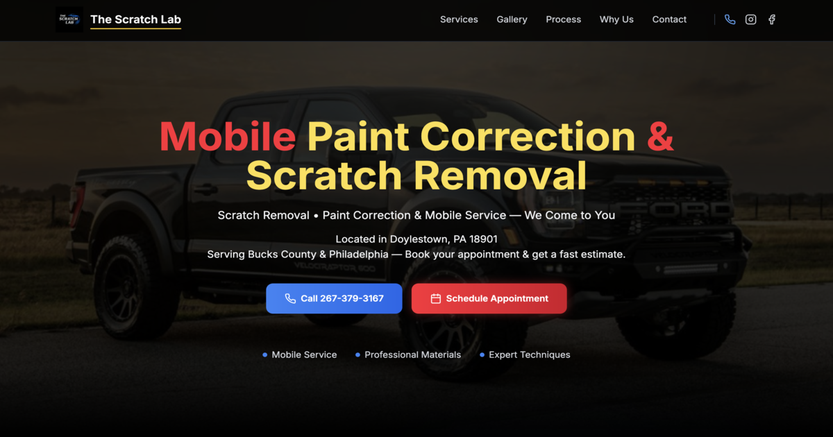Mobile Car Scratch Repair | The Scratch Lab